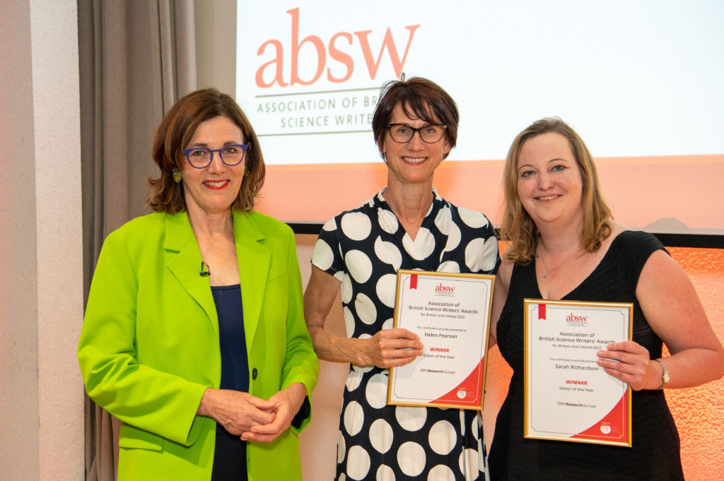 Editor of the Year award - Helen Pearson